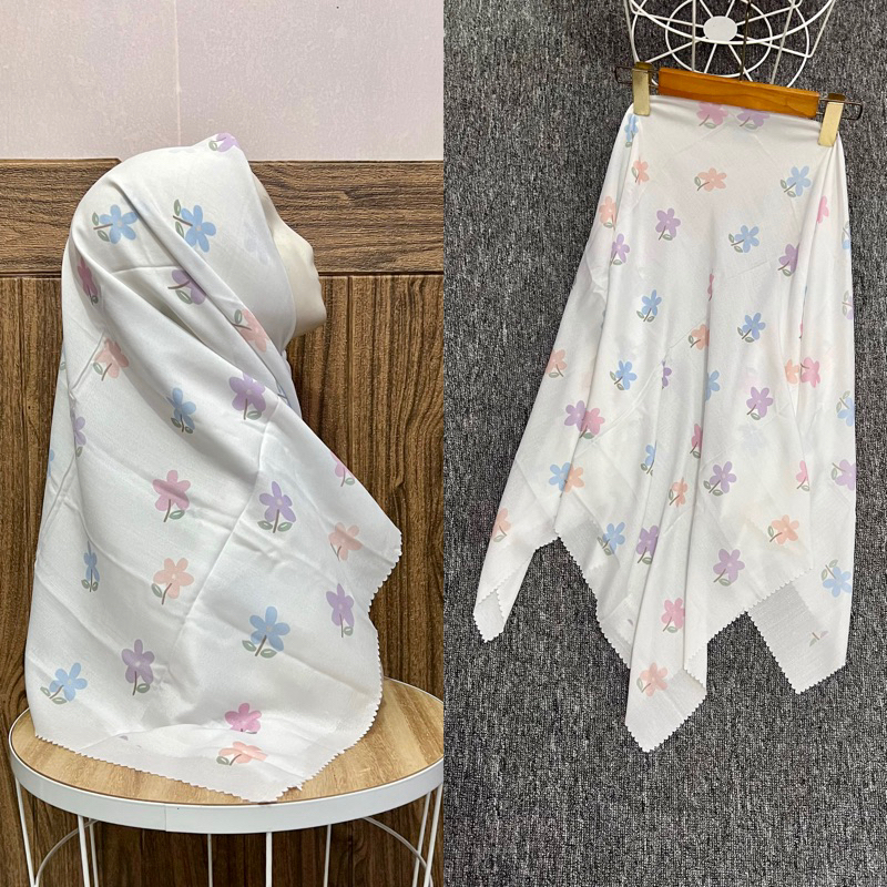 Jual HIJAB VOAL MOTIF BUNGA SERIS TERBARU 49/HIJAB MOTIF SEGI EMPAT ...