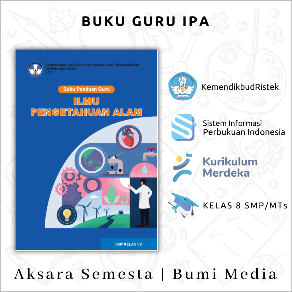 Jual Buku Panduan Guru ILMU PENGETAHUAN ALAM SMP KELAS VIII 8 Kurikulum Merdeka Kementrian ...