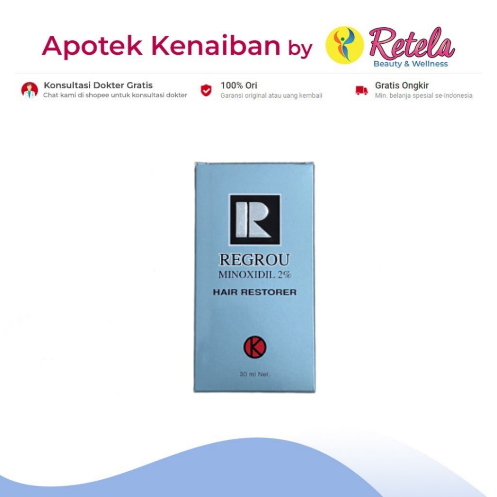 Jual Regrou H Restorer 30ml Minoxidil 2 % | Shopee Indonesia