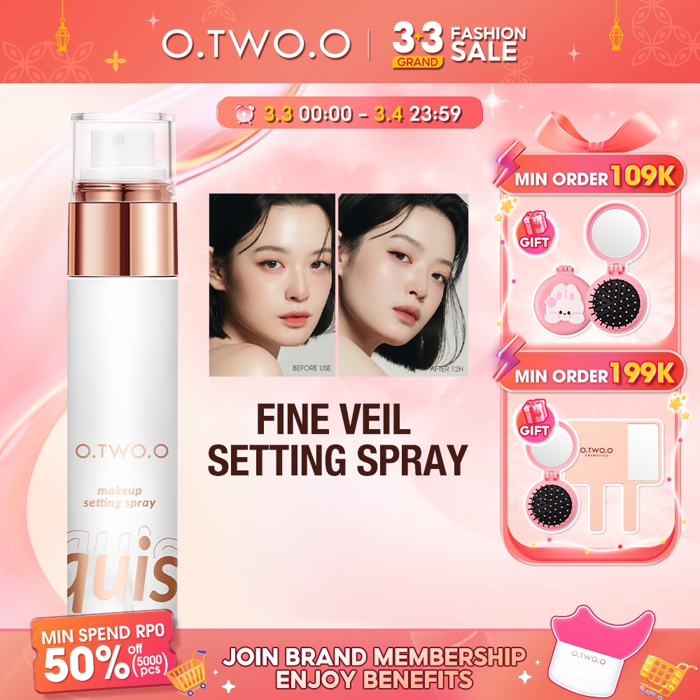 Jual O.TWO.O Moisturizing Spray Makeup Setting Spray Long-lasting Lock ...