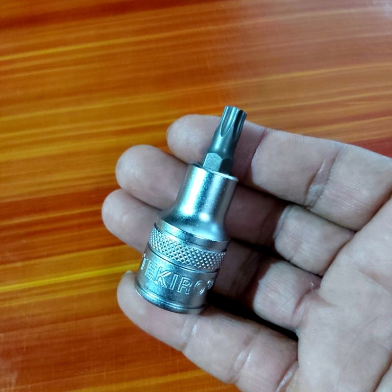 Jual MATA SOCK L BINTANG 1/2 INCH T40 STAR BIT SOCKET TEKIRO SC-SB1657 UNTUK HARGA SATUAN / 1 ...
