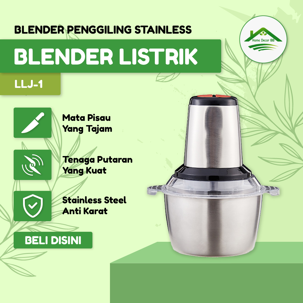 Jual Home Decor88 Official Shop Blender Cooper Stainless / Blender ...