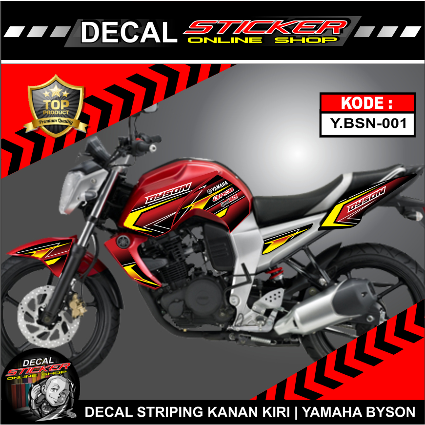 Jual decal striping motor yamaha byson / sticker yamaha byson variasi ...
