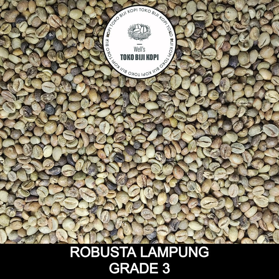 Jual GREEN BEAN BIJI KOPI MENTAH ROBUSTA LAMPUNG GRADE 3 - 1 KG ...