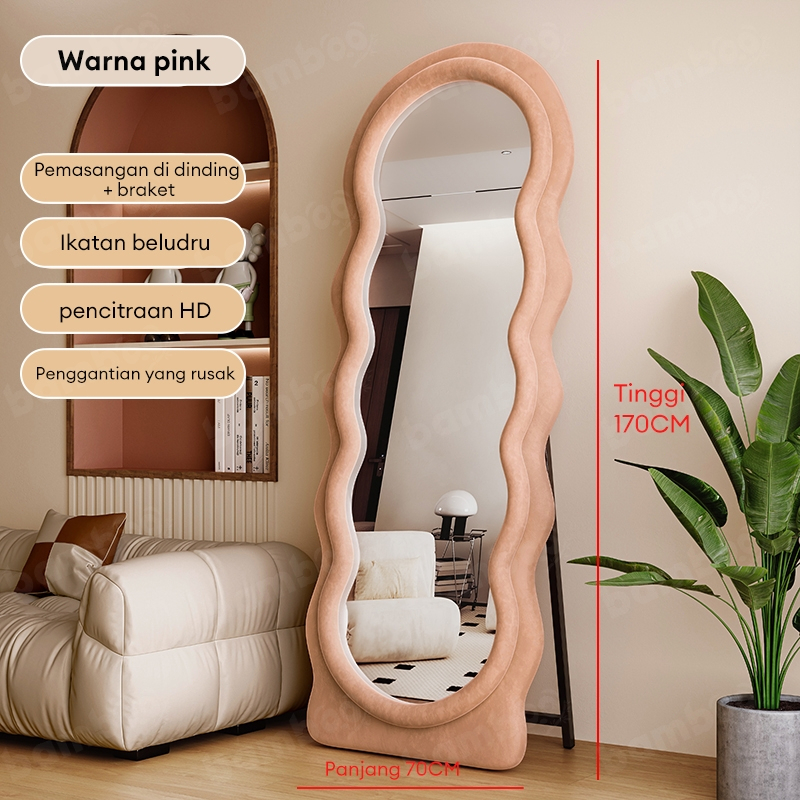 Jual Standing Mirror Cermin Full Body Minimalis Wall Mirror Cermin ...