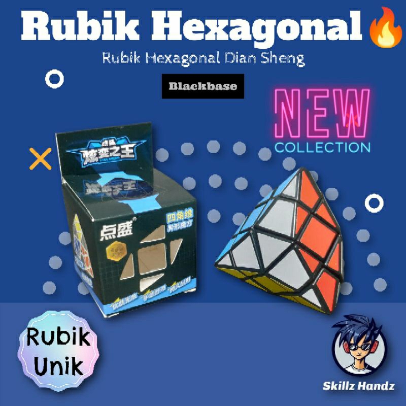 Jual Rubik Hexagonal Dian Sheng (Blackbase) Rubik Unik | Shopee Indonesia