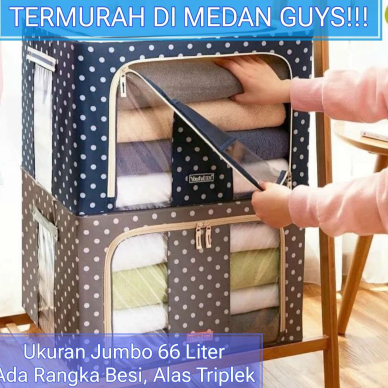 Jual Termurah Di Medan Guys Storage Box 66 Liter Jumbo Bisa Dilipat ...