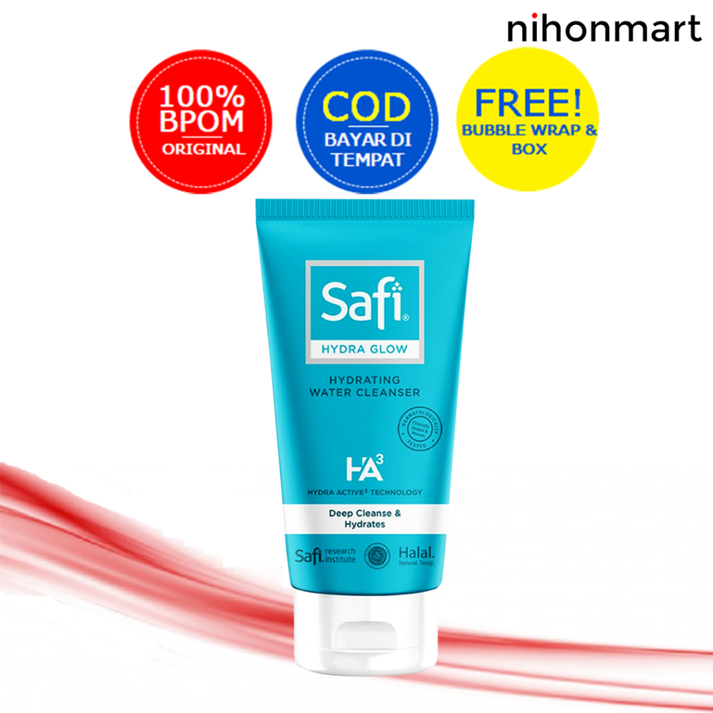 Jual Safi Hydra Glow Hydrating Water Cleanser 125g | Shopee Indonesia