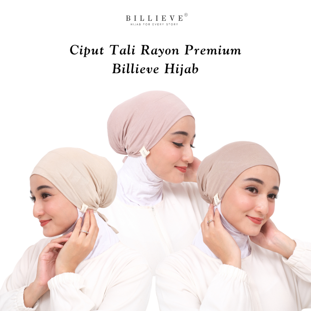 Jual Ciput Tali Billieve Basic Rayon Katun Premium Inner Hijab Grade A ...