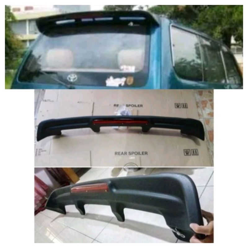 Jual Spoiler mobil Kijang Krista 1997 1998 1999 2000 2001 2002 dengan ...