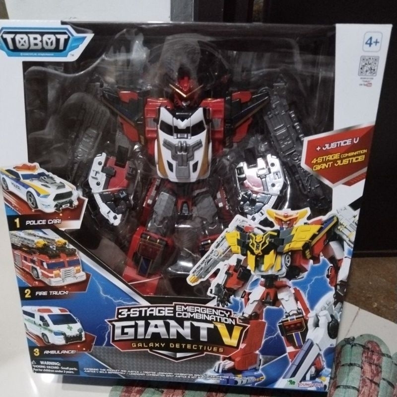 Jual giant v tobot 3 stage emergency galaxy detectives | Shopee Indonesia