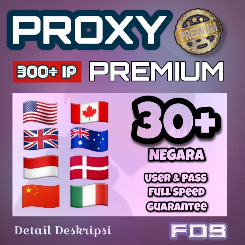 Jual Proxy Premium 30 Hari (300+ IP) | Shopee Indonesia