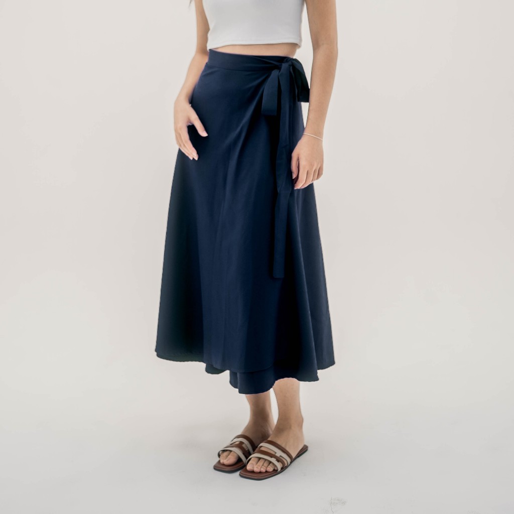 Jual Rok Flare Wanita | Himari Skirt | HULM | Shopee Indonesia