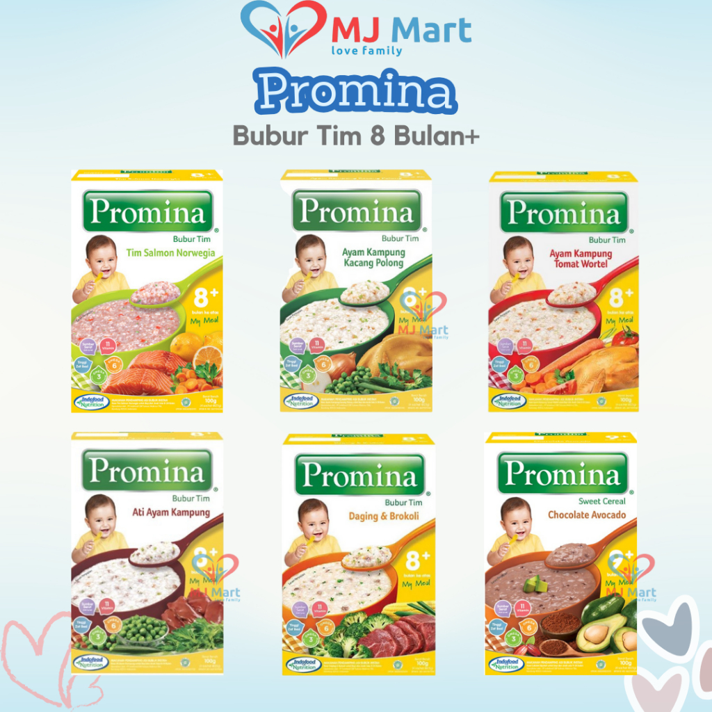 Jual Promina Bubur Halal Tim Bayi 8+ Mpasi Bayi / Makanan Bayi 120gr ...
