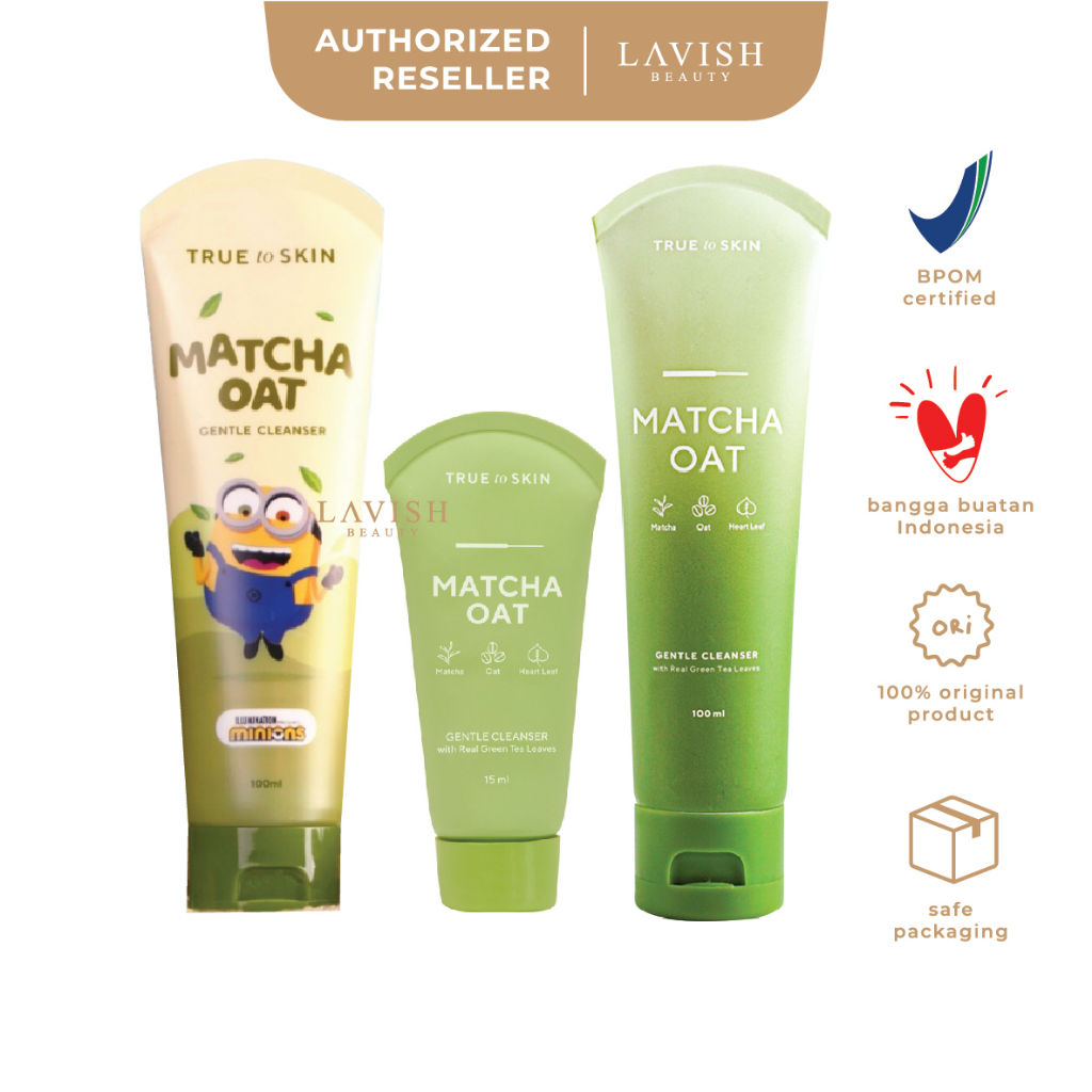 Jual TRUE TO SKIN Matcha Oat Gentle Cleanser (15ml // 100ml) | Shopee ...