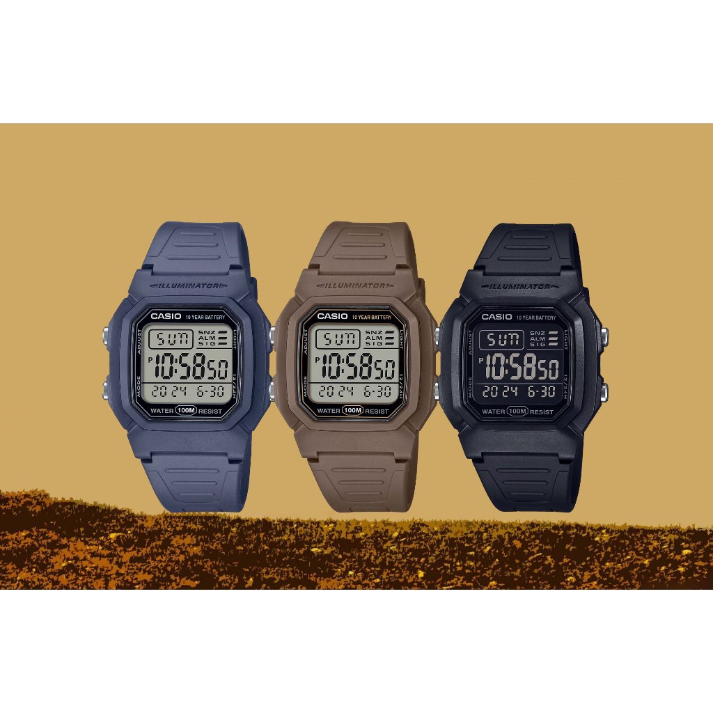 Jual JAM TANGAN CASIO W-800H-1A W-800H-2A W-800H-5A DIGITAL ORIGINAL | Shopee Indonesia