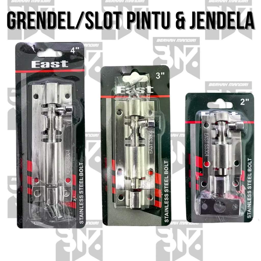 Jual Grendel/Gerendel Pintu Jendela 2inch/5cm 3"/7,5cm 4in/10cm Slot ...