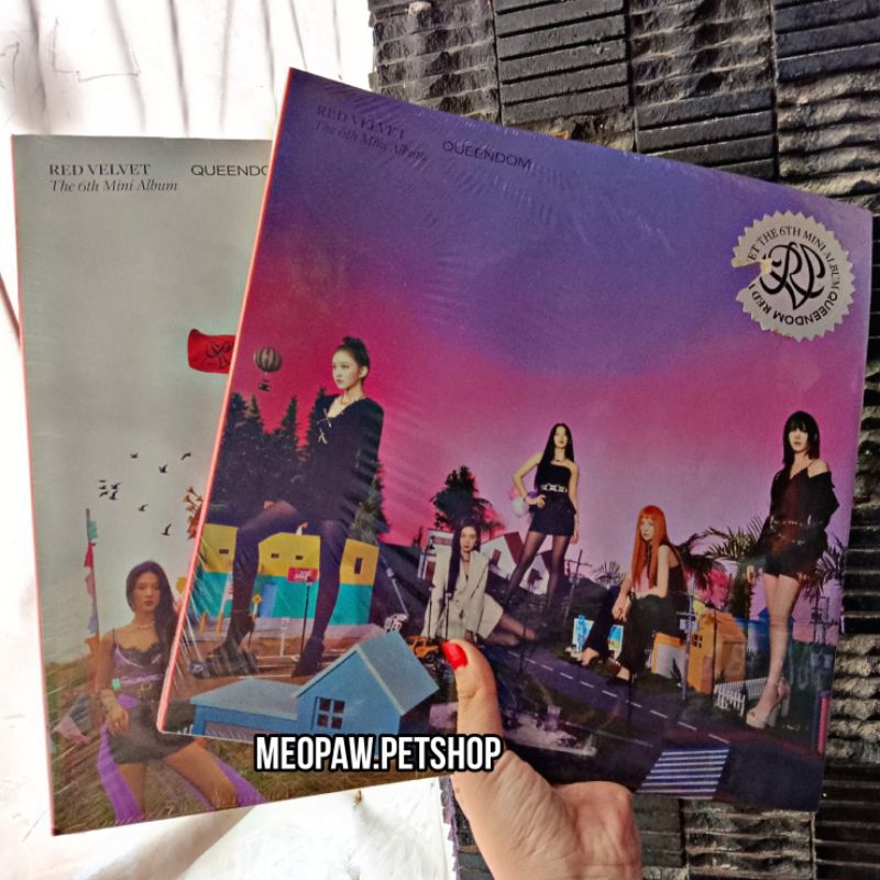 Jual [SEALED MURAH] RED VELVET 6th Mini Album - QUEENDOM (Photobook ...