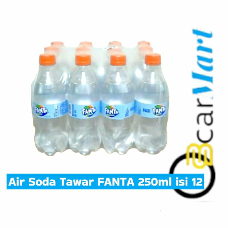 Jual Air Soda Tawar FANTA 250ml Zoda Water | Shopee Indonesia