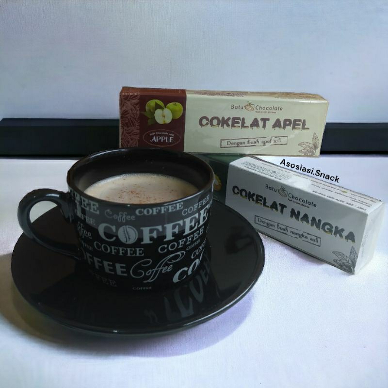 Jual COKLAT APEL NANGKA Batu Chocolate oleh oleh malang premium viral ...
