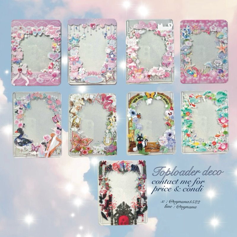Jual Toploader Deco Batch 3 | Pink Coquette | Angel | Mermaid | Black ...