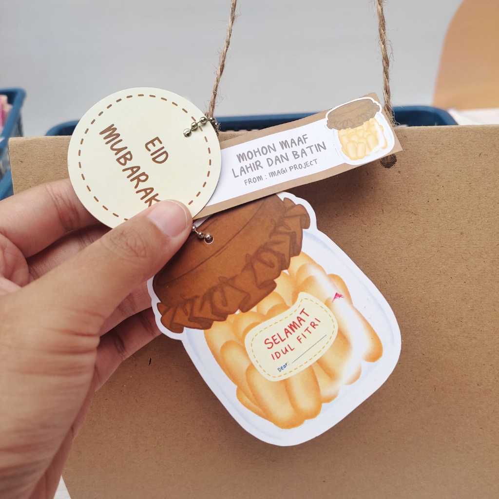 Jual [PO 7 HARI] HANG TAG 3 IN 1 IDUL FITRI UNIK LEBARAN KARTU UCAPAN ...