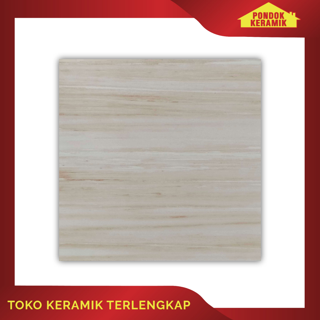 Jual Keramik Lantai Gemilang 40x40 Firenz Beige Motif Serat Kayu ...