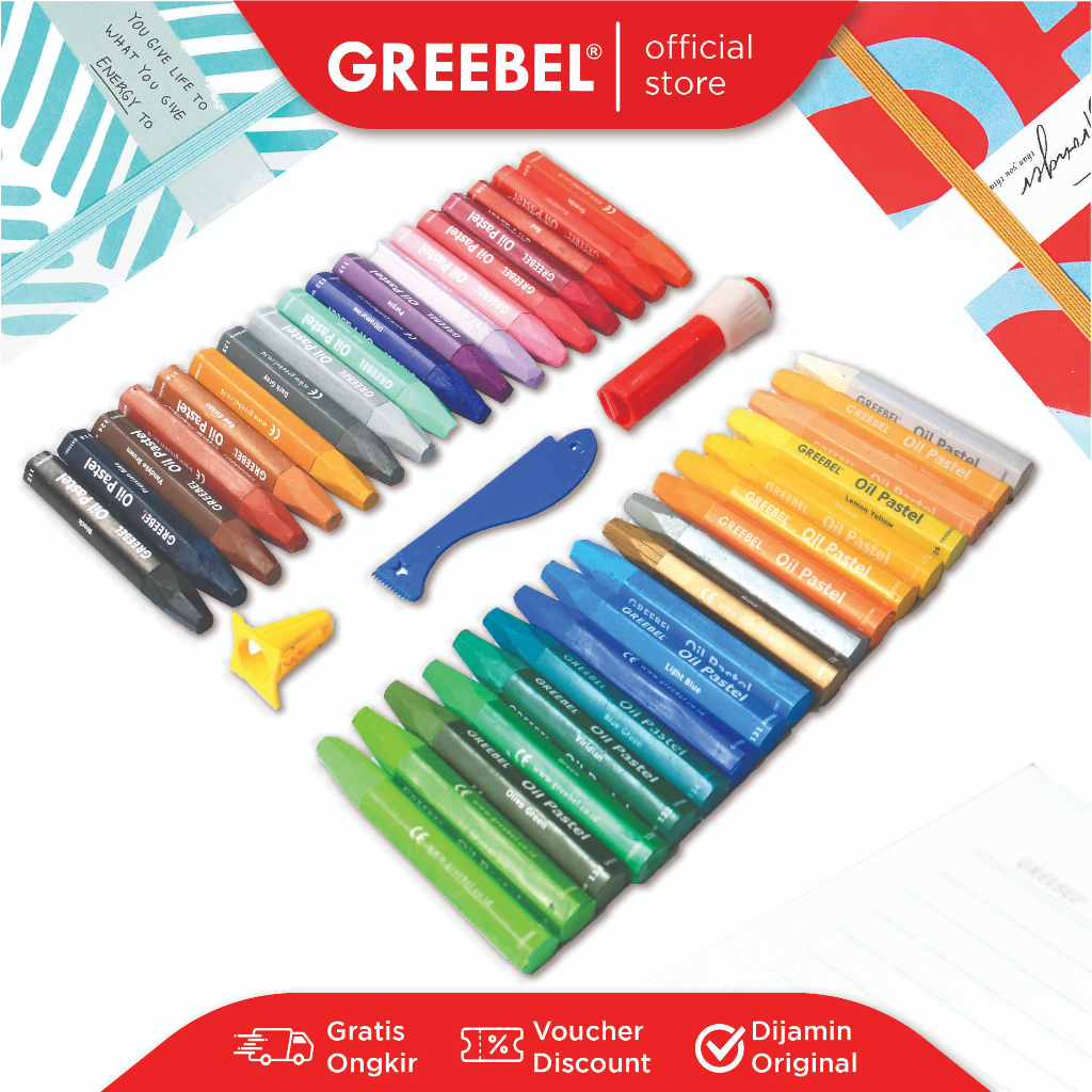 Jual CRAYON GREEBEL SET 36 | Shopee Indonesia