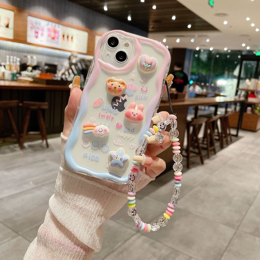 Jual [TPC] PHONE STRAP Portabel Ins Handmade Manik-Manik Kristal ...