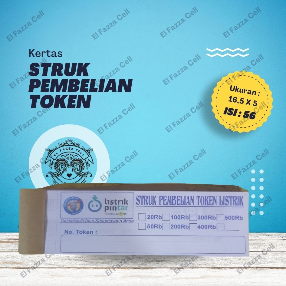 Jual STRUK PEMBELIAN TOKEN LISTRIK | NOTA TOKEN LISTRIK | Shopee Indonesia