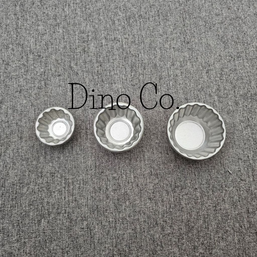 Jual Cetakan Egg Tart Aluminium Press Tanpa Sambungan/Cetakan Mini Tart ...