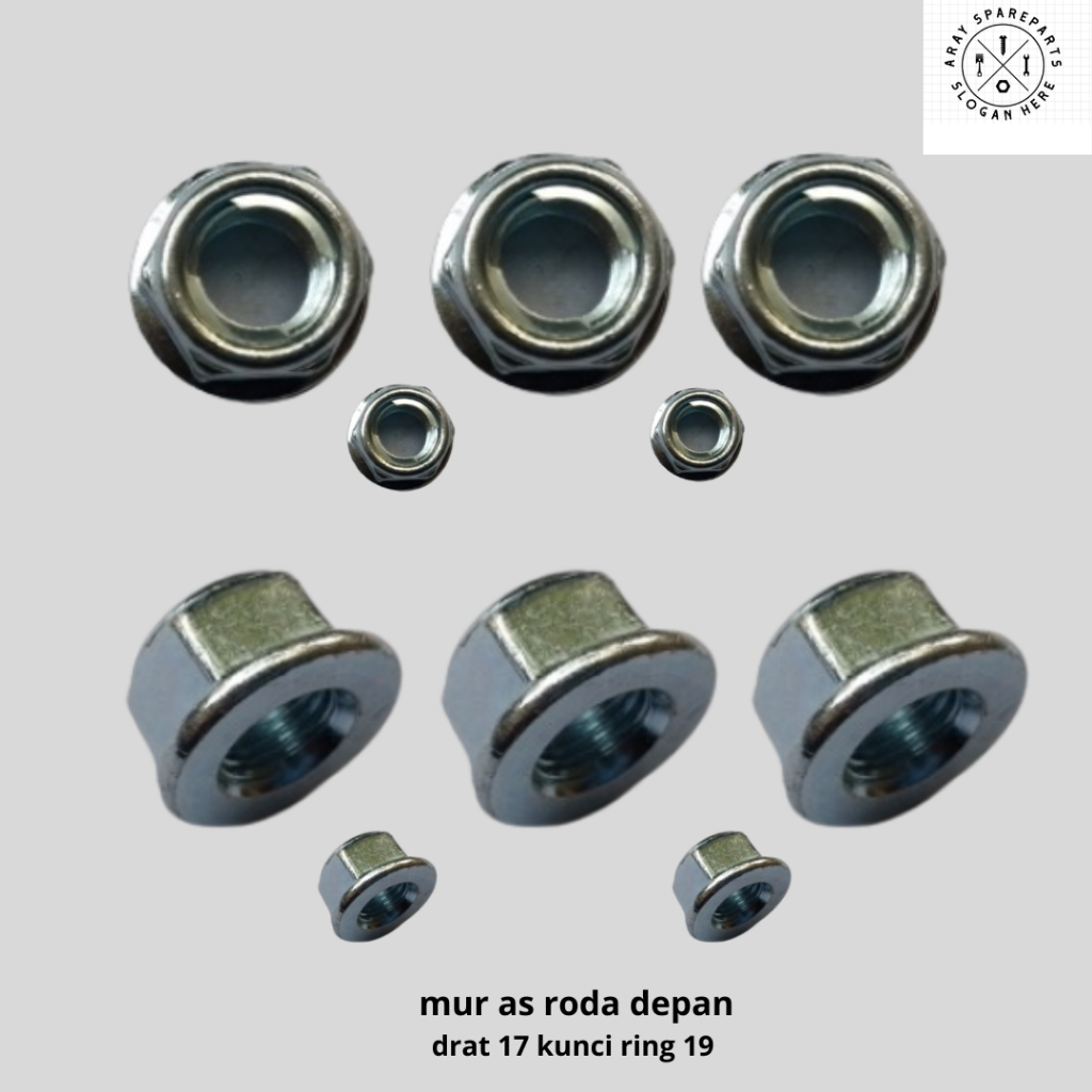 Jual Mur As Roda Depan /DRAT 17 KUNCI 19 (HONDA BEBEK/MATIC) | Shopee ...