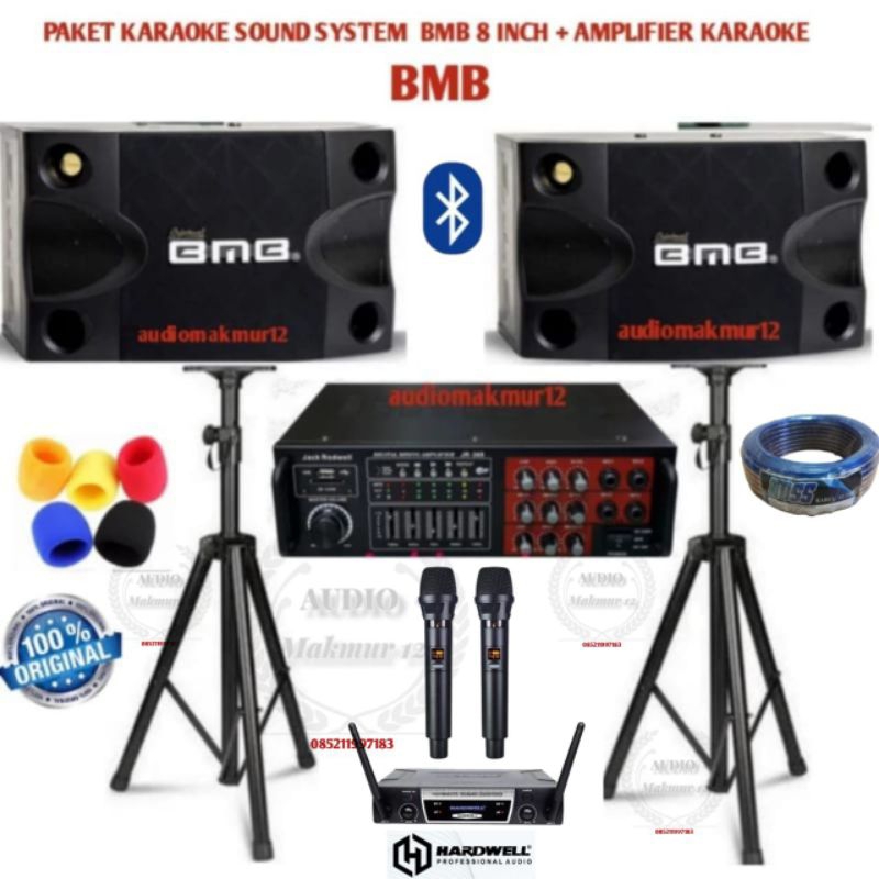 Jual Paket Sound System Profesional BMB CS252V Komplit Power Amplifier ...