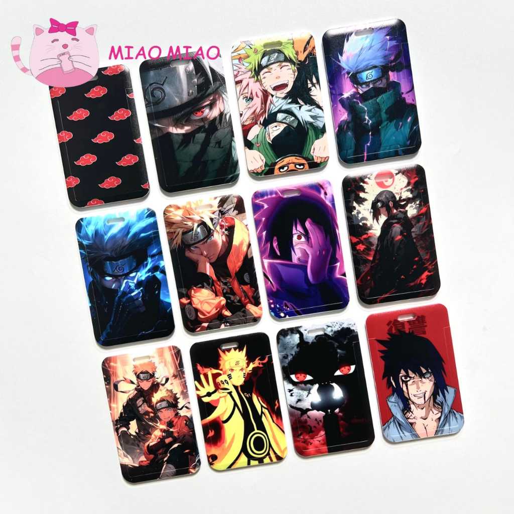Jual ID CARD HOLDER NARUTO EDITION NAMETAG TANPA TALI CARD HOLDER ...