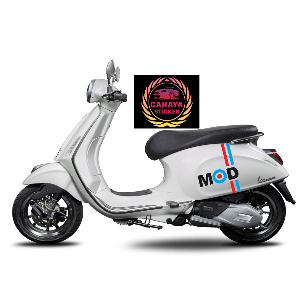 Jual sticker motor vespa sticker vespa mod sticker vespa matic sticker ...
