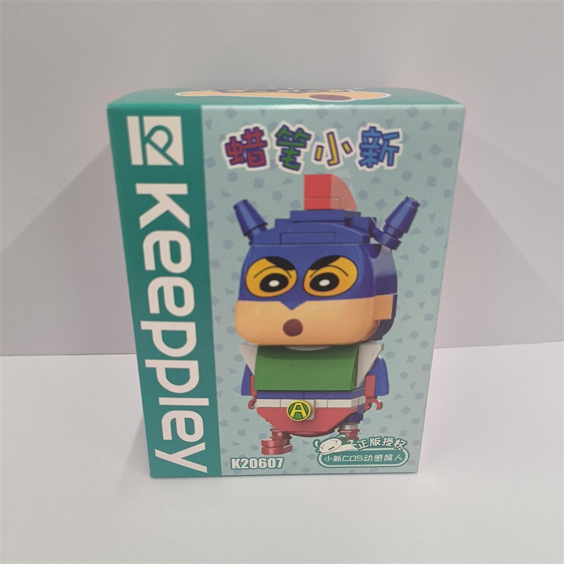 Jual Mainan Figure Anak KEEPPLEY CRAYON SHINCHAN Series BRICK BALOK ...