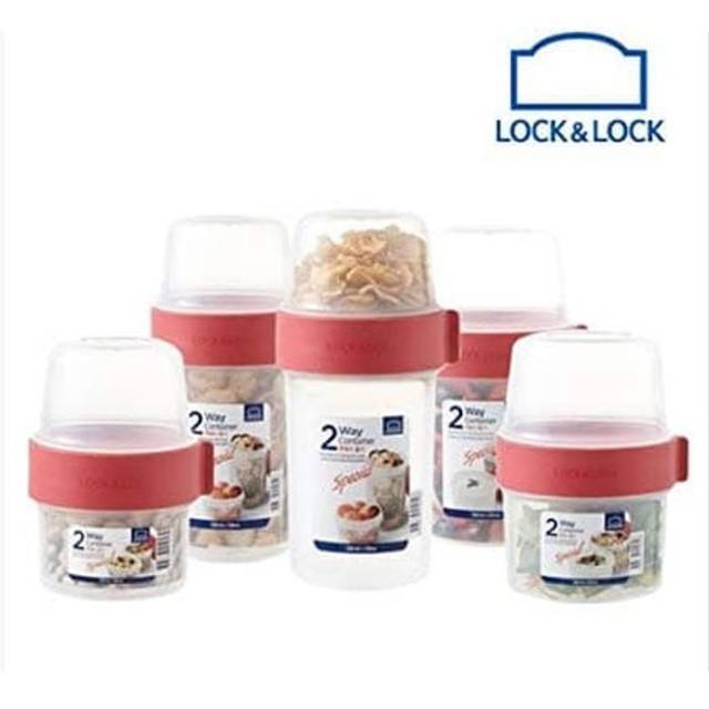 Jual LocknLock Two Way Container Wadah Tempat Bekal Makan Dua Sisi ...