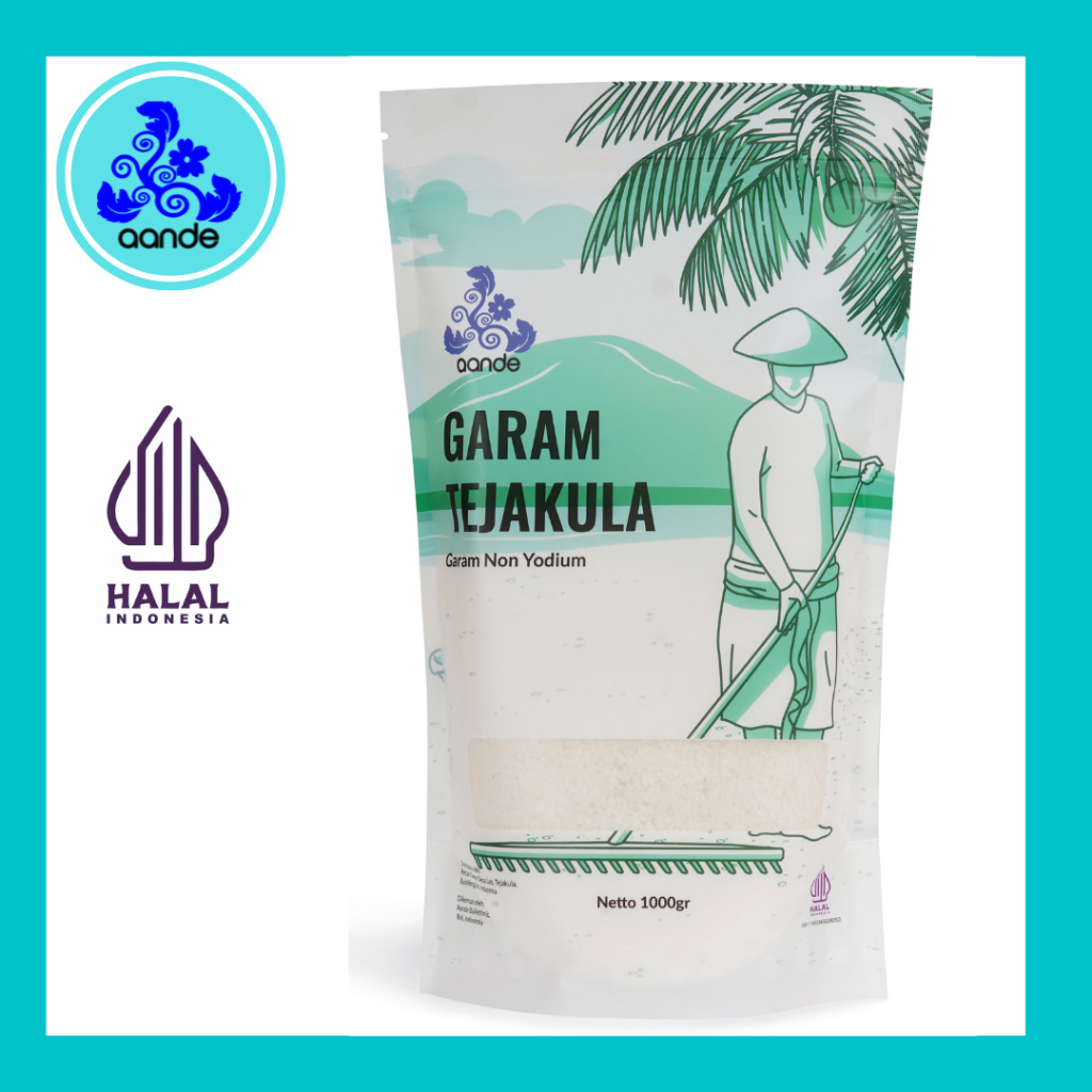 Jual GARAM TEJAKULA AANDE KEMASAN 1 KG | Shopee Indonesia