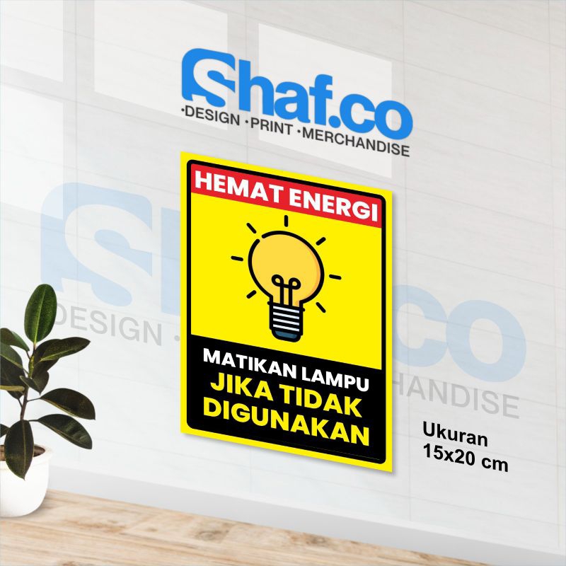Jual STICKER HEMAT ENERGI MATIKAN LAMPU VIRAL KEREN | Shopee Indonesia