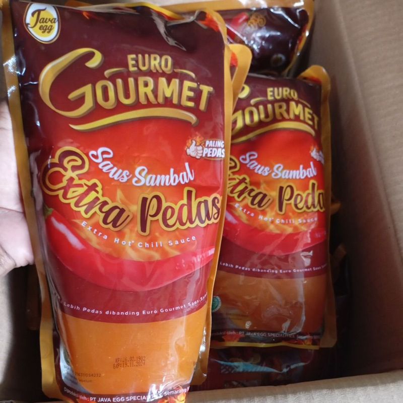 Jual EURO GOURMET Saus Sambal Extra Pedas 1kg | Shopee Indonesia