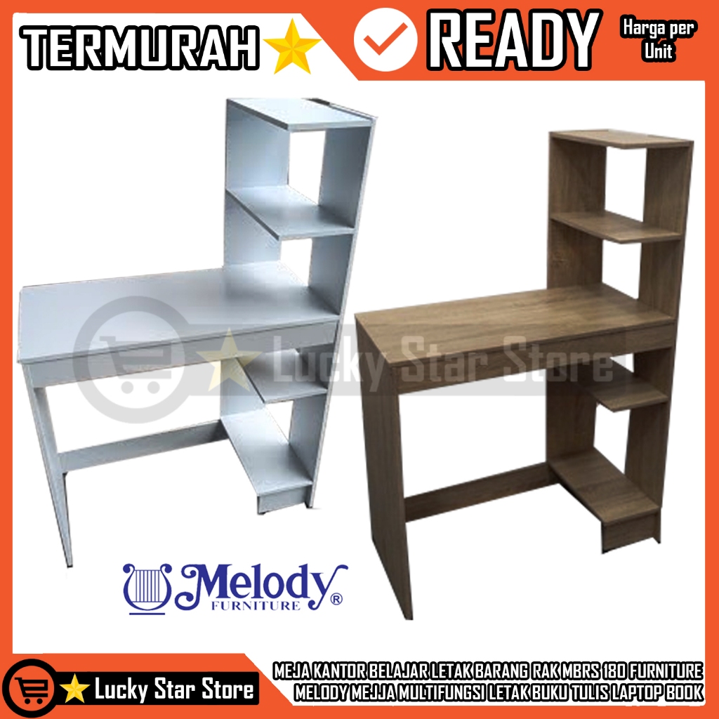 Jual [Instant] MEJA KANTOR BELAJAR LETAK BARANG RAK MBRS 180 FURNITURE ...