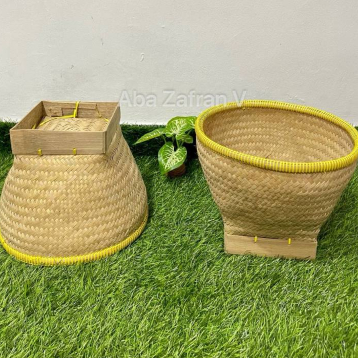 Jual Bakul Boboko Sangku Wakul Ceting Tempat Nasi Bambu Anyaman Bilik ...