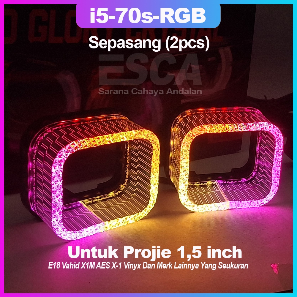 Jual 5D Premium Shroud Crystal Angel Eyes RGB Matrix Glory Vietnam Style Vahid Bluetooth Apps ...