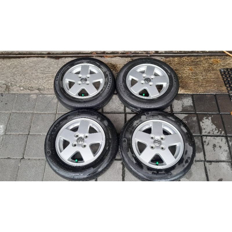 Jual VELG SEKEN MOBIL OEM COPOTAN KARIMUN RING 13 BAUT 4X100 VELG ONLY ...