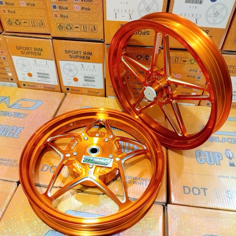 Jual velg king X1 Vspeed DND vario 125 chrome biru orenge | Shopee ...