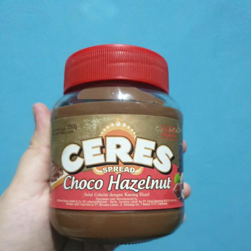 Jual Ceres Spread Hazelnut Spread 350 Gram Selai Double Hazelnut / Milk ...