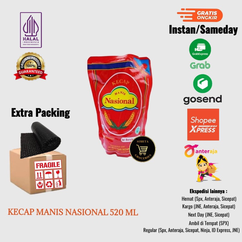Jual Kecap Manis Nasional 520ml | Shopee Indonesia