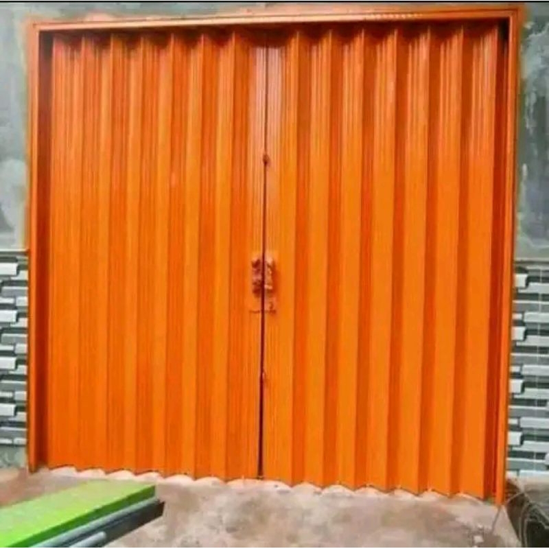 Jual Folding Gate Besi Slat Daun 0.4mm / Pintu Warung / Pintu Ruko ...