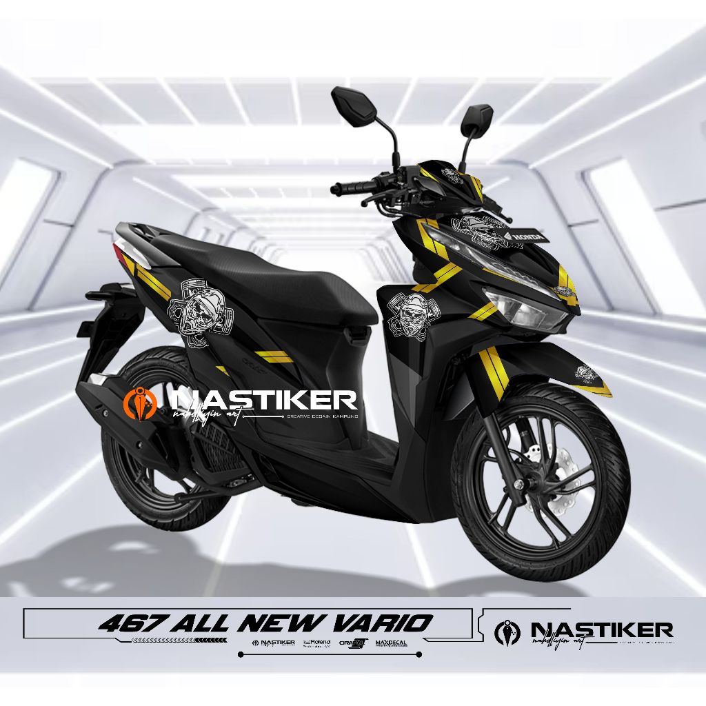 Jual decal kit all new vario 125 150 - stiker decal vario supermoto ...
