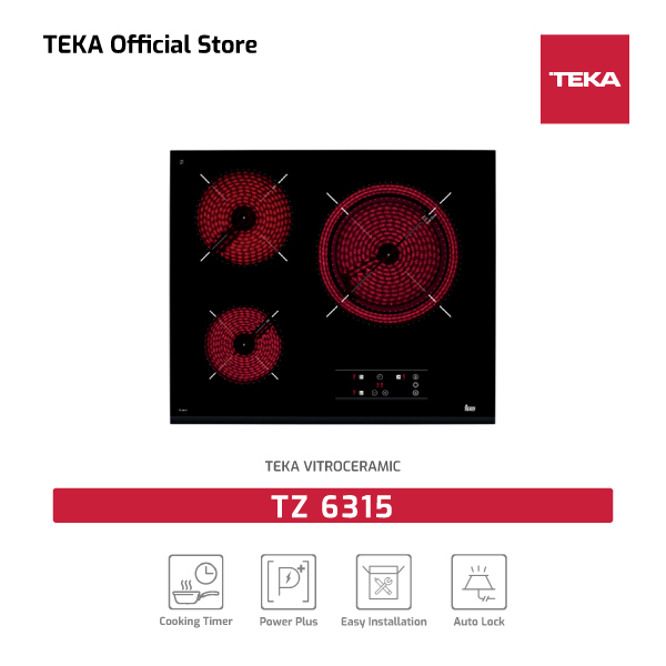 Jual Teka Vitroceramic Hob Built in TZ 6315 | Shopee Indonesia
